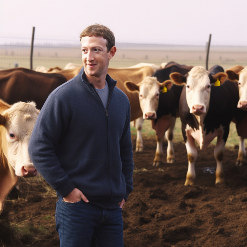 Mark Zuckerbergs Controversial Venture Into Cattle Farming Amidst